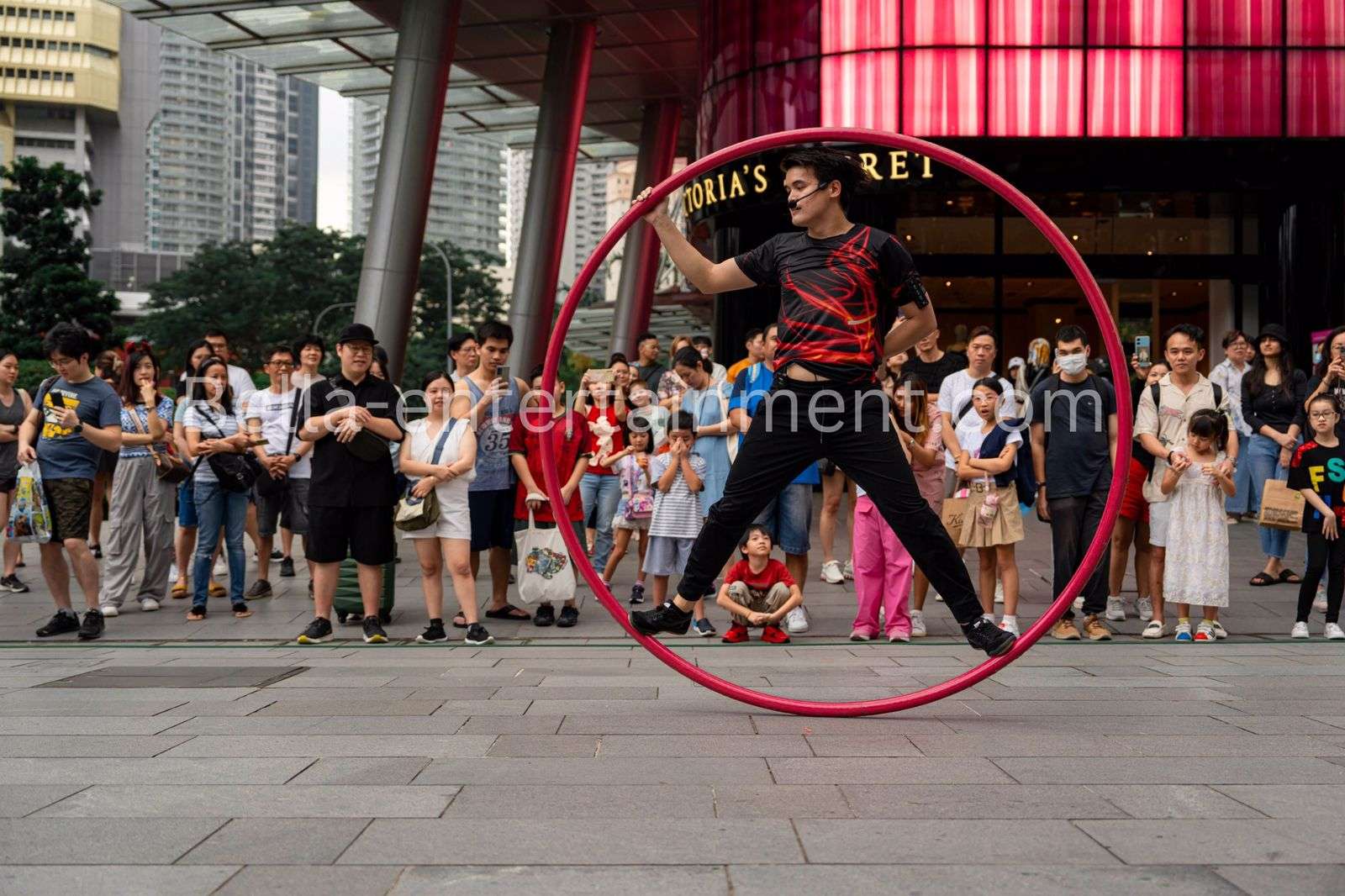 Hire Cyr Wheel Act in Singapore | Entertainment Singapore Company