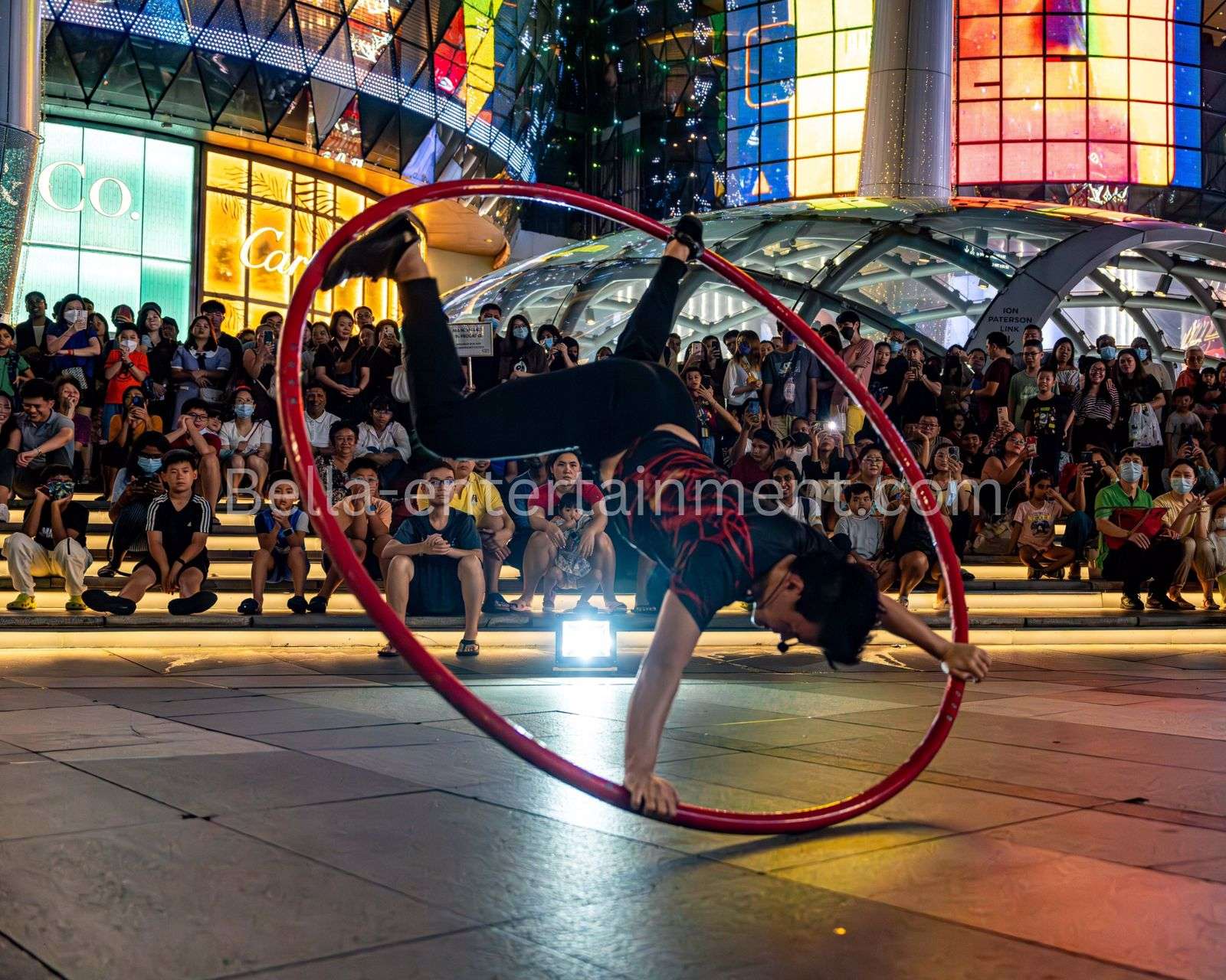 Hire Cyr Wheel Act in Singapore | Entertainment Singapore Company